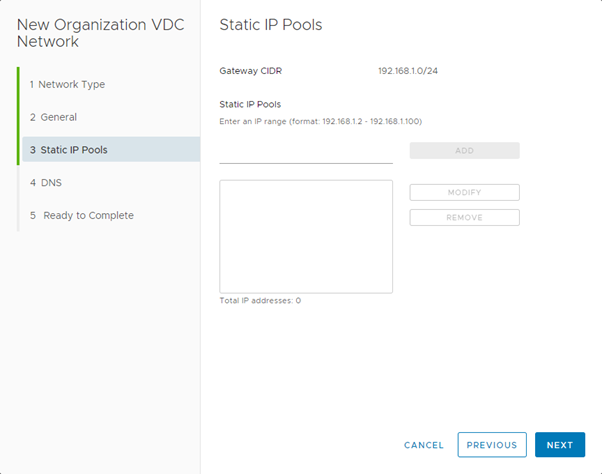 How to create a routed VDC network - Technical Documentation