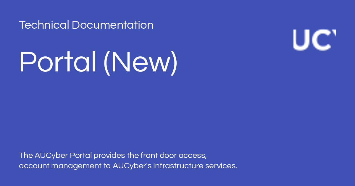 Portal (New) - Technical Documentation